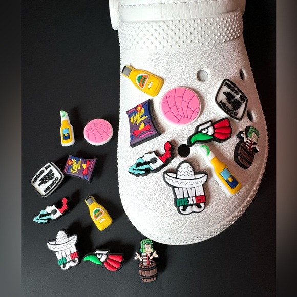CROCS | Accessories | 6pcs Mexican Themed Shoe Charms For Crocs Super ...
